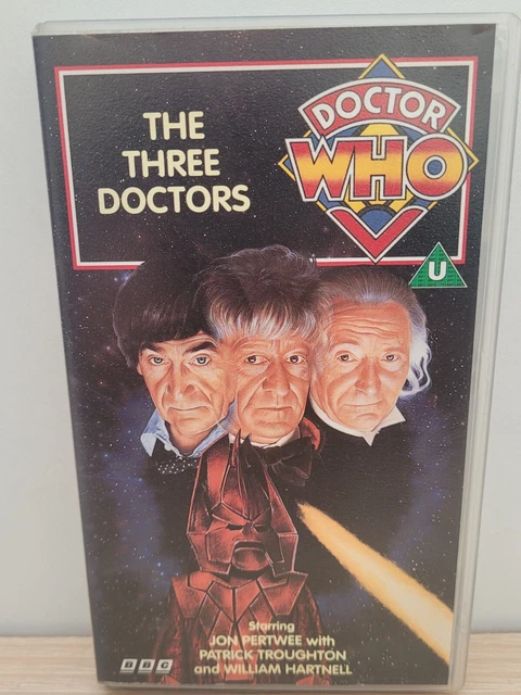 DOCTOR WHO - The Three Doctors (VHS/H, 1991) £0.99 - PicClick UK
