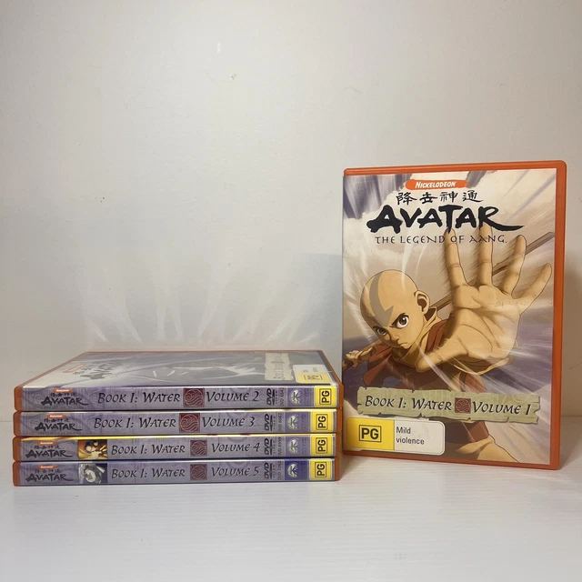 AVATAR THE LEGEND of Aang DVD Set. Complete Book 1 Water Vol 1-5 PAL R4 ...