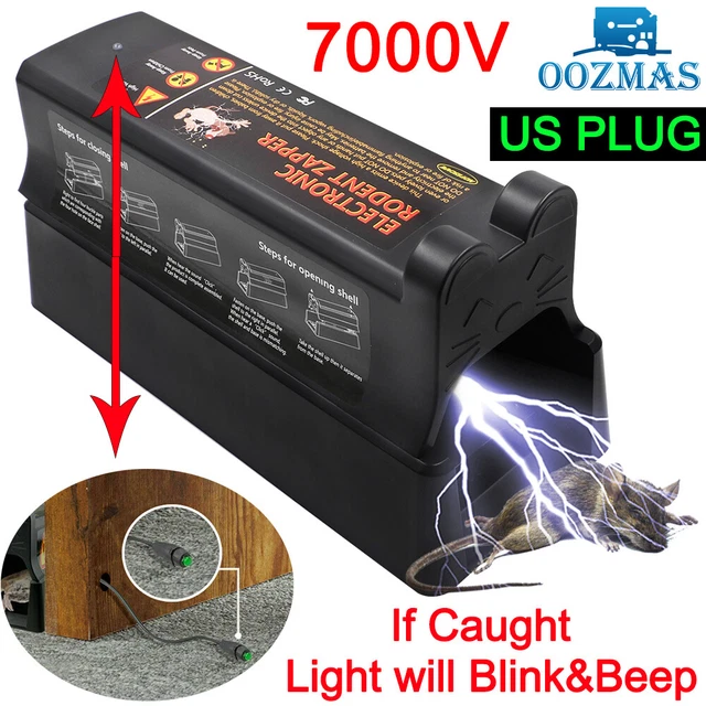 ELECTRONIC MOUSE TRAP Victor Control Rat Killer Pest Electric Rodent ...