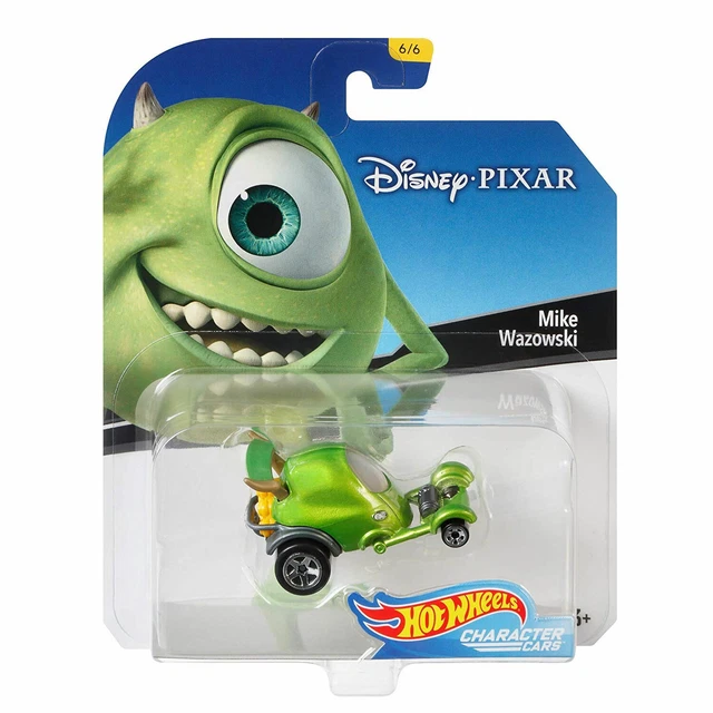 VOITURE DE PERSONNAGE échelle 1:64 Hot Wheels Disney Pixar Monsters Inc ...