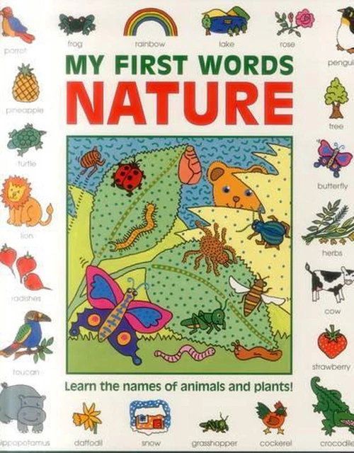 MY FIRST WORDS: Nature (giant Size): Learn the Names of Animals and ...