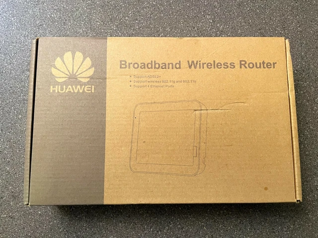 HUAWEI ECHOLIFE HG520B Broadband Router, Wifi Wireless Internet ADSL+2 ...