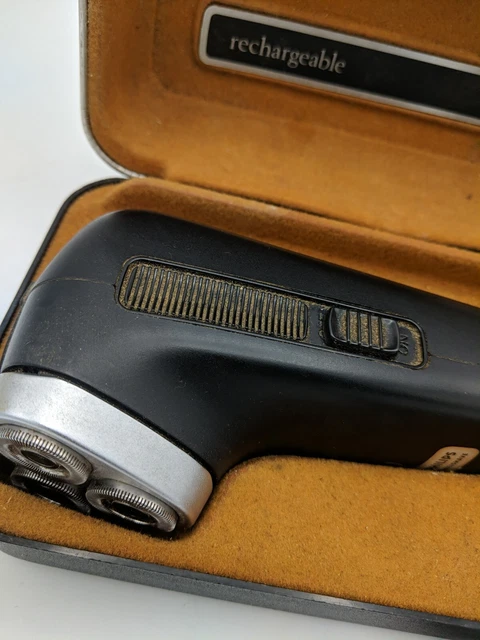 VINTAGE PHILIPS PHILISHAVE HP1310 Men’s Electric Shaver Made in GB set ...