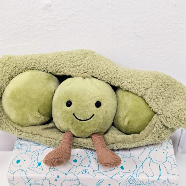 JELLYCAT AMUSEABLE PEA In A Pod Brand New with Tags £54.99 - PicClick UK