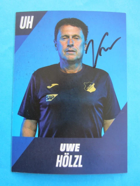 UWE HÖLZL TSG Hoffenheim INPERSON 2025/26 signiert Autogrammkarte 25/26 ...