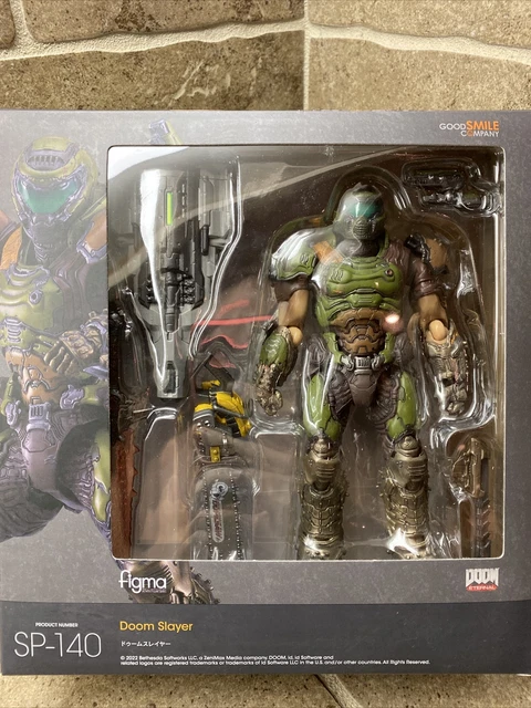 FIGMA DOOM SLAYER SP-140 Doom Eternal Max Factory Good Smile VENDEUR ...