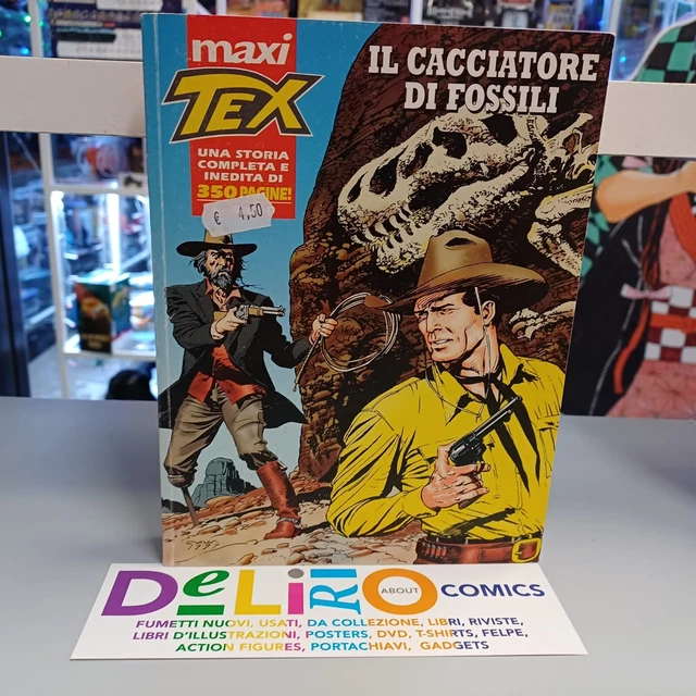 MAXI TEX N.11 BIS IL CACCIATORE DI FOSSILI - USATO Ed. BONELLI SCONTO 5 ...