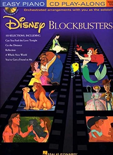 EASY PIANO CD PLAY-ALONG VOLUME 11 DISNEY BLOCKBUSTERS PF LIVRE/CD ...