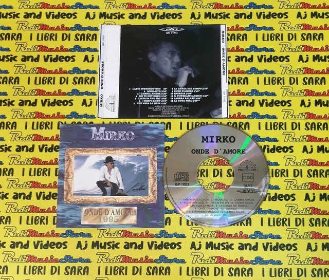 CD MIRKO ONDE d'amore 1994 italy CANAVERAL QR 1002 no lp mc (XI1) EUR 49,99 - PicClick FR
