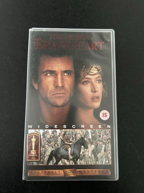 BRAVEHEART MEL GIBSON PAL VHS Video Tape Widescreen Liquid Metal ...