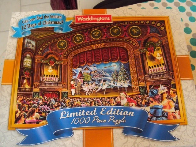 WADDINGTONS &A FESTIVE Spectacular" Limited Ed1Tion 1000 Piece Jigsaw ...
