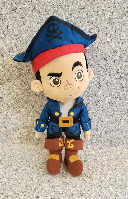 DISNEY STORE CAPTAIN Jake Plush Jake and the Neverland Pirates 12" Toy ...