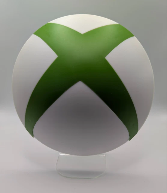 MICROSOFT XBOX LOGO Icon Light Up lamp - Gaming Room 3D Lamp - Slightly ...