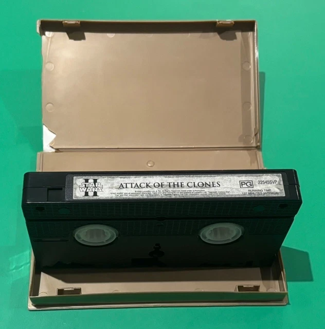 STAR WARS EPISODE II Attack of the Clones VHS PAL Australian Release ...