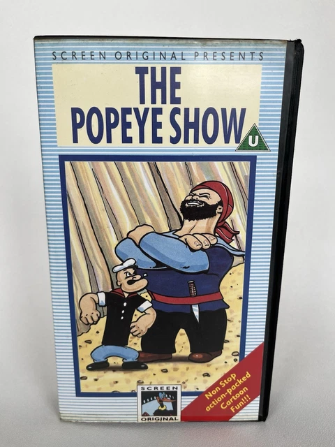 THE POPEYE SHOW VHS Tape Vintage Screen Original £5.43 - PicClick UK