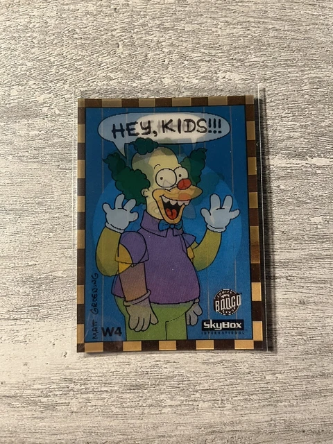 1994 SKYBOX BONGO Comics Simpsons Series 2 Wiggle Cards Krusty the ...