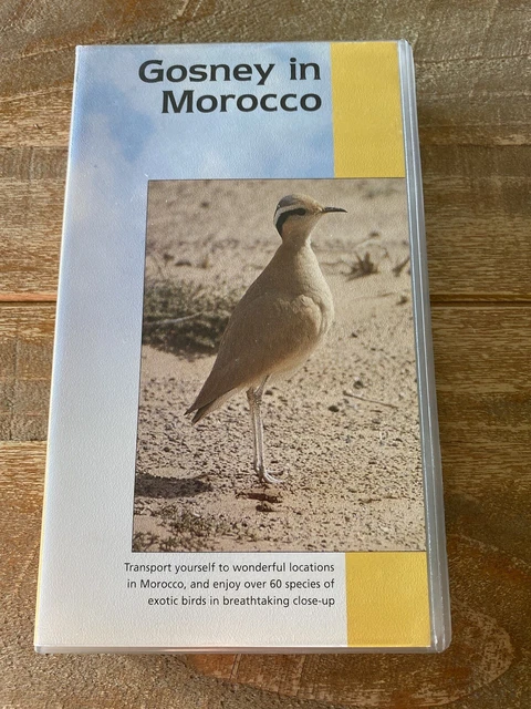 GOSNEY IN MOROCCO VHS Video Birdwatching Birding Wetlands Mountains ...