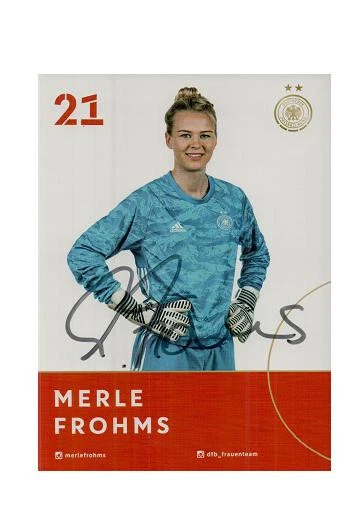 MERLE FROHMS - DFB,WM,VfLW - Original signierte Autogrammkarte EUR 3,00 ...