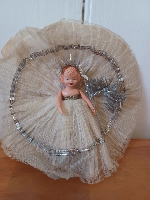 VINTAGE 1950S DIBRO Christmas Fairy Doll Angel Dress Original Wand £65. ...