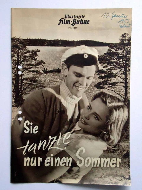 SIE TANZTE NUR einen Sommer - Illustr. Film-Bühne - IFB 1619 gelocht ...