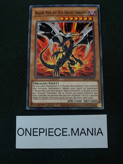 CARTE YU-GI-OH! DRAGON Noir aux Yeux Rouges Corrompu LDS1-FR006 1st Commun EUR 1,50 - PicClick FR