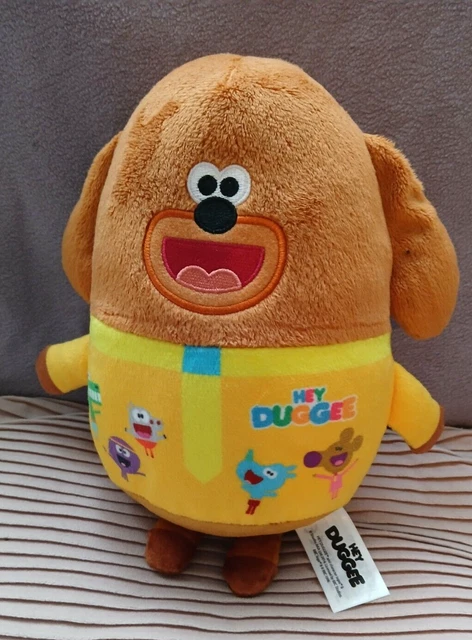 HEY DUGGEE DOG Soft Plush Toy Golden Bear 2014 Cbeebies Pre School £8. ...