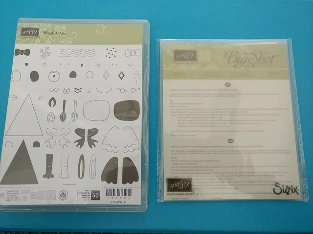 STAMPIN UP NEW Playful Pals Stamp Set & Pyramid Pals Thinlits Dies EUR ...
