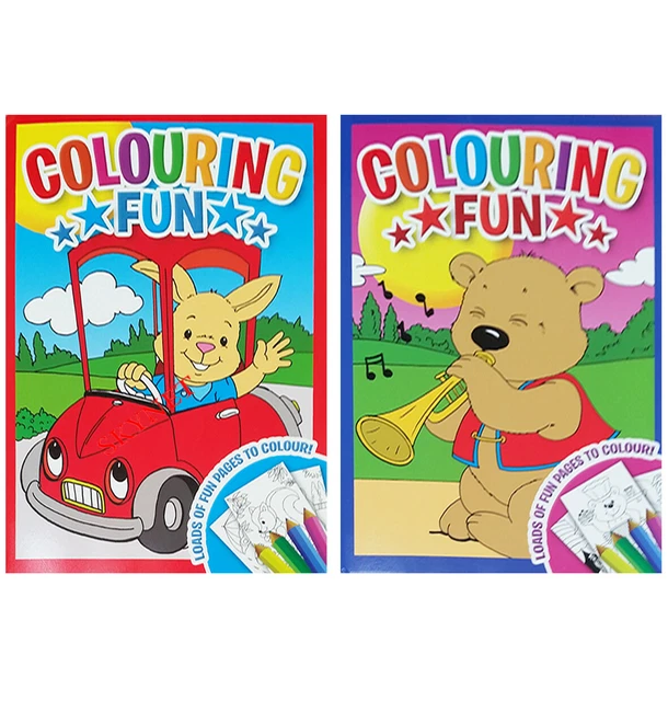 A4 COLOURING FUN Colouring Book Books Kids Childrens Boys Girls EUR 5 ...