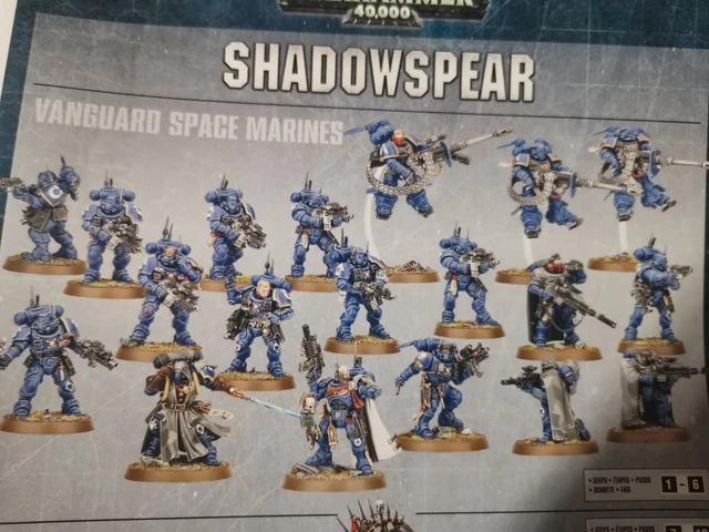 WARHAMMER 40K SPACE Marine Dark Shadowspear Half on Sprue. EUR 65,39 ...