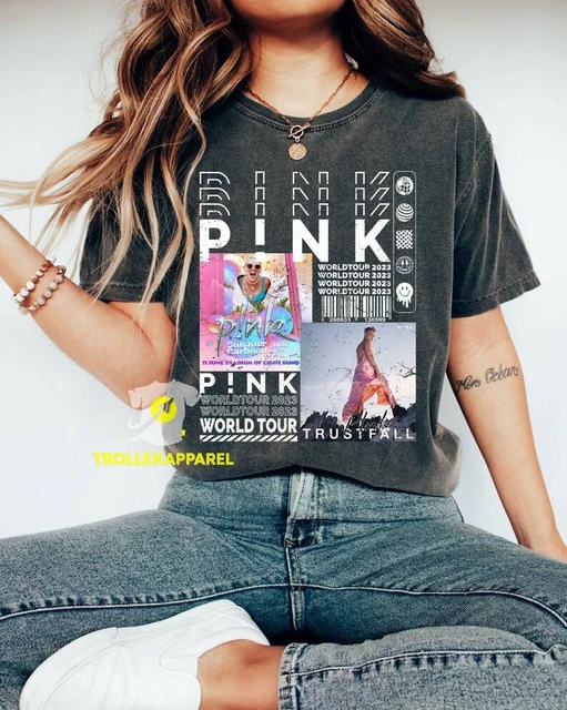 P!NK PINK SINGER Summer Carnival 2023 Tour T-Shirt, Trustfall Album ...
