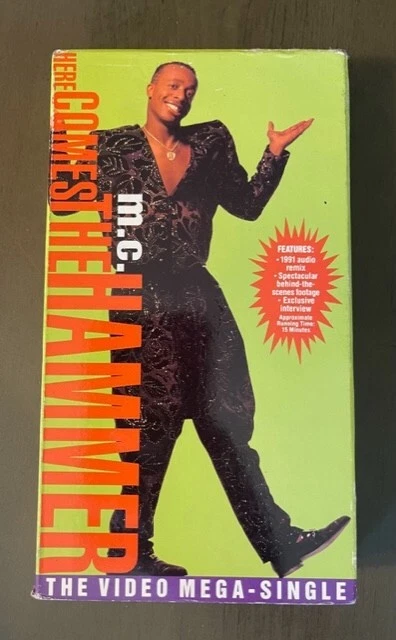 MC HAMMER HERE Comes the Hammer VHS The Video Mega Single (1991 ...