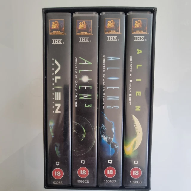 ALIEN SAGA VHS Box Set 1997 4x VHS, Vintage 90s Movie Collection £15.00 ...