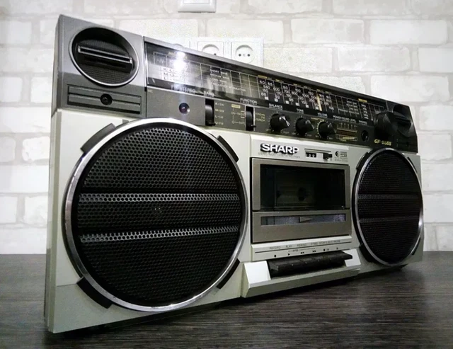 SHARP GF-6565H RARE Vintage Boombox Ghettoblaster Radio Cassette Recorder 1982 EUR 241,75 ...