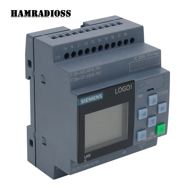 ORIGINAL PLC SIEMENS LOGO Programmable Logic Controller 6ED1052-1MD08 ...
