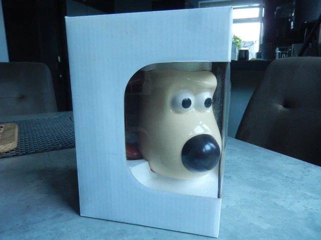 WALLACE & GROMIT PG Tips 2005 Ceramic Gromit Mug Colour Changing Nose ...
