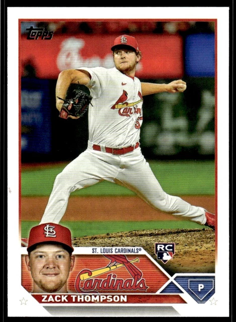 ZACK THOMPSON 2023 Topps Series 1 G46 RC #34 St. Louis Cardinals EUR 13 ...