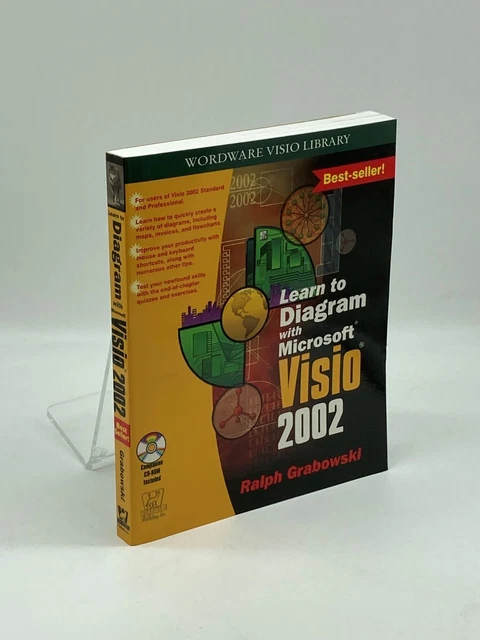 LEARN TO DIAGRAM with Microsoft VISIO 2002 $22.00 - PicClick