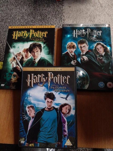 HARRY POTTER DVD Bundle Collection Full Set of Films 1 to 8 - Good Condition £12.00 - PicClick UK