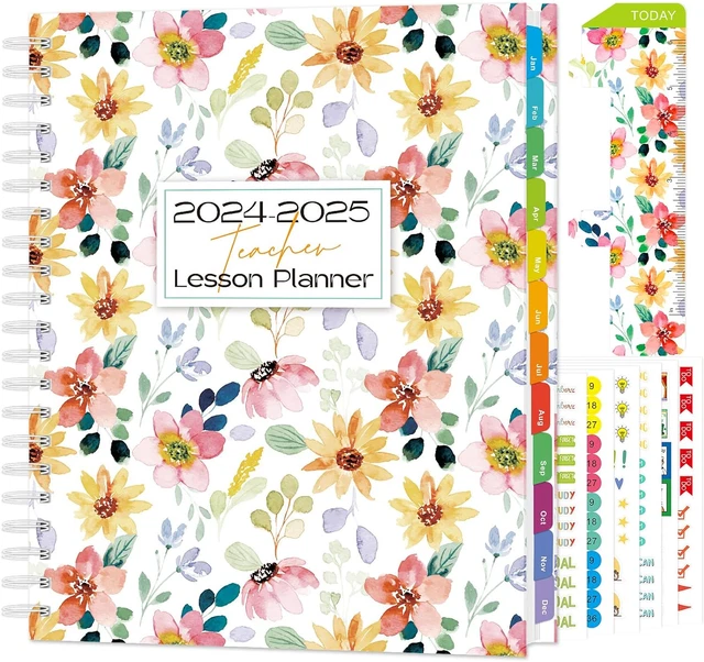 TEACHER PLANNER 2024-2025, Weekly and Monthly Planners 2024-2025 for ...