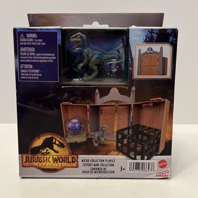 MATTEL JURASSIC WORLD Dominion Micro Collection Playset with ...
