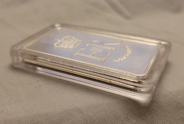 QUEEN ELIZABETH II Silver Bar Coronation King Charles III London Royal ...