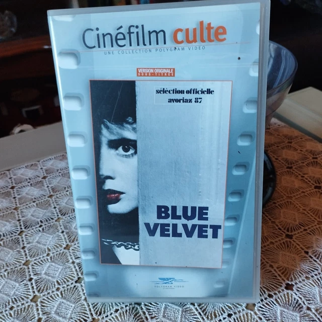 CASSETTE VHS BLUE velvet David Lynch 1986 testée fonctionne EUR 17,99 ...