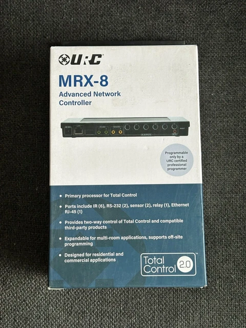 URC MRX-8 TOTAL Control Network System Controller - Black $225.00 ...