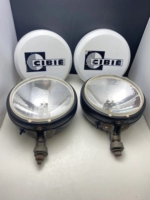 VOIR PHOTOS PAIRE PHARES CIBIE LONGUE PORTÉE CACHE ANCIEN SAE 00 EUR 49,90 - PicClick FR