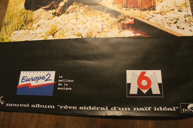 PAUL PERSONNE AFFICHE concert "Rêve sidéral d'un naïf idéal" 1995 78 x ...