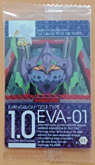 EVA-01 TEST TYPE Neon Genesis EVANGELION No.116 CARD From Japan EV-51 F ...