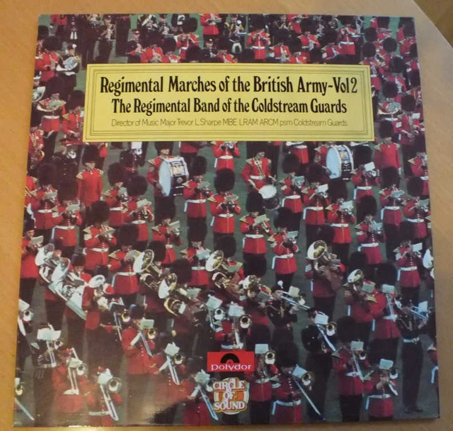 REGIMENTAL MARCHES OF The British Army Vol2 Regimental Band Coldstream ...