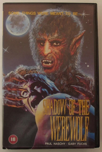 SHADOW OF THE Werewolf, Rare Horror VHS, Big Box, 18 Cert £14.99 ...