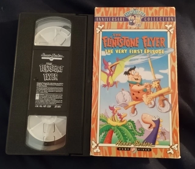 THE FLINTSTONE FLYER The Very First Episode VHS 1991 Hanna Barbera ...