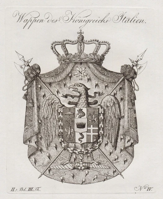 ITALY ITALIEN ITALIA stemma Wappen Adel coat of arms Heraldik ...
